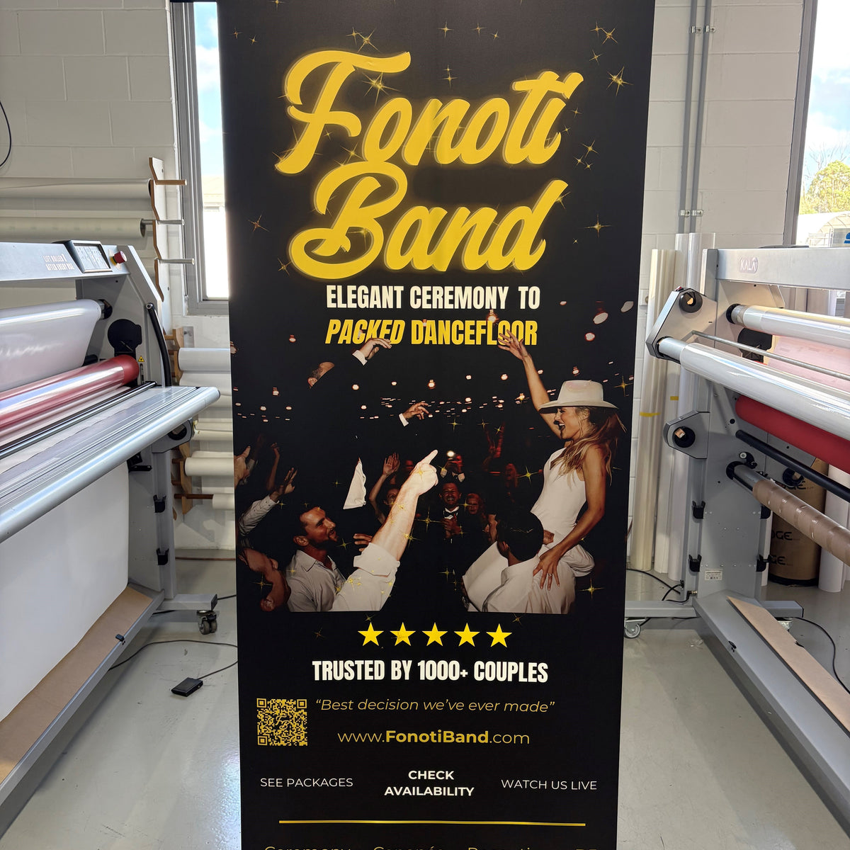 Standard Custom Pull Up Banner Australia | SS Signs