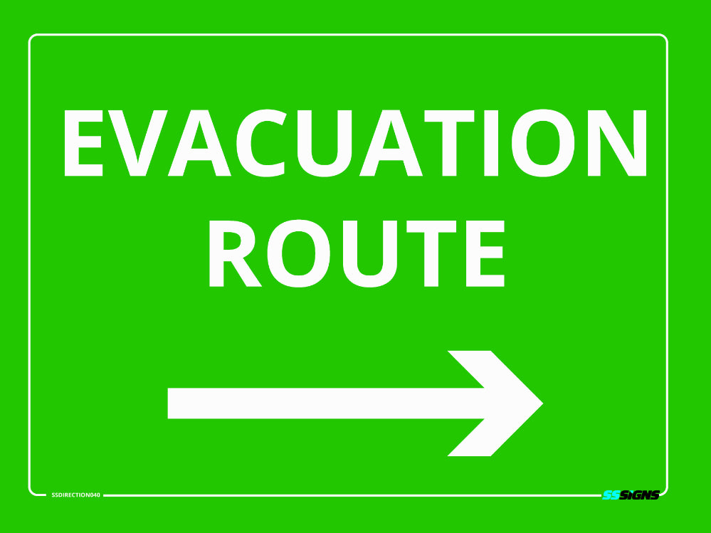 Site Safety Sign - SSDirection040 – SS Signs Online