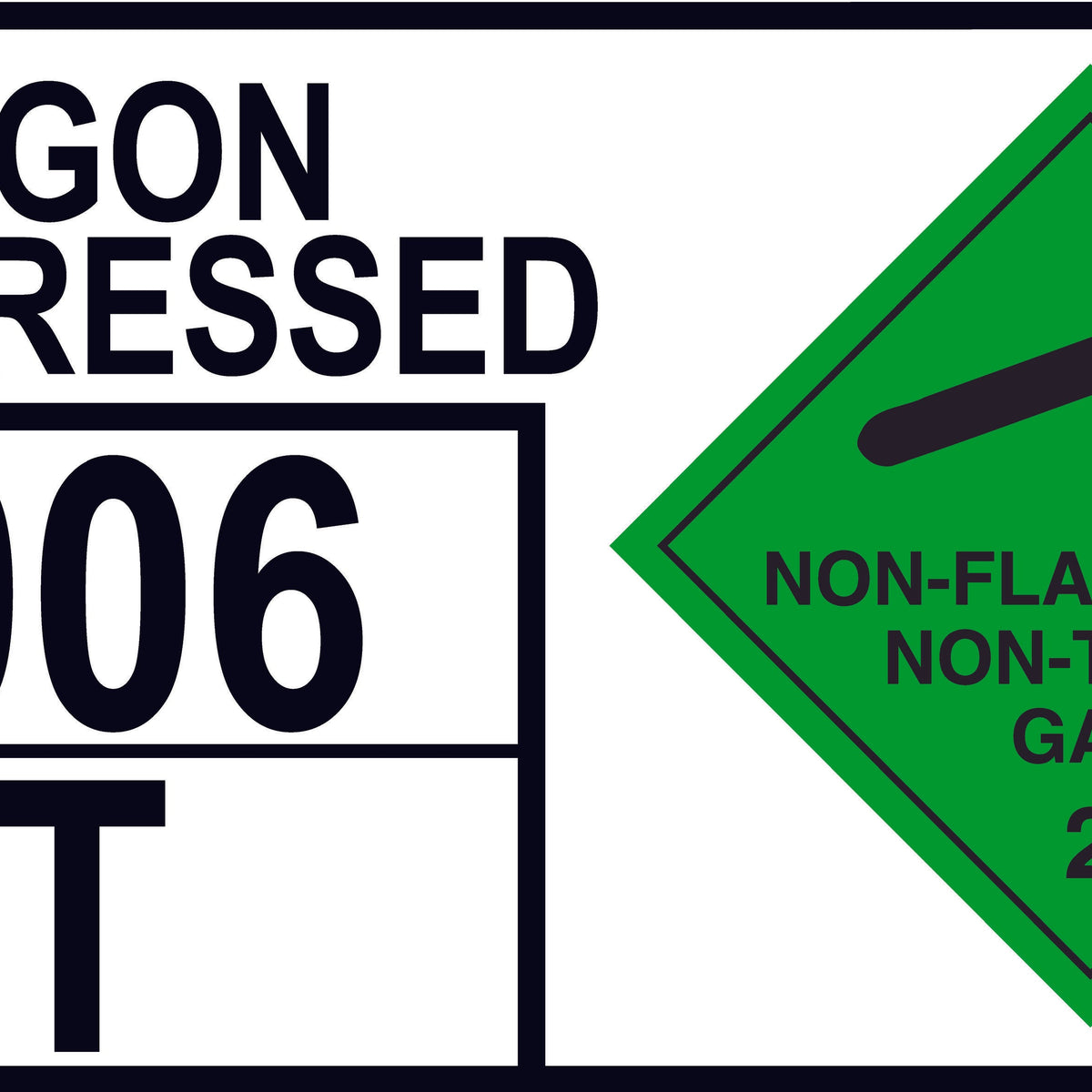 Emergency Information Panel - Argon Compressed - Storage – SS Signs Online