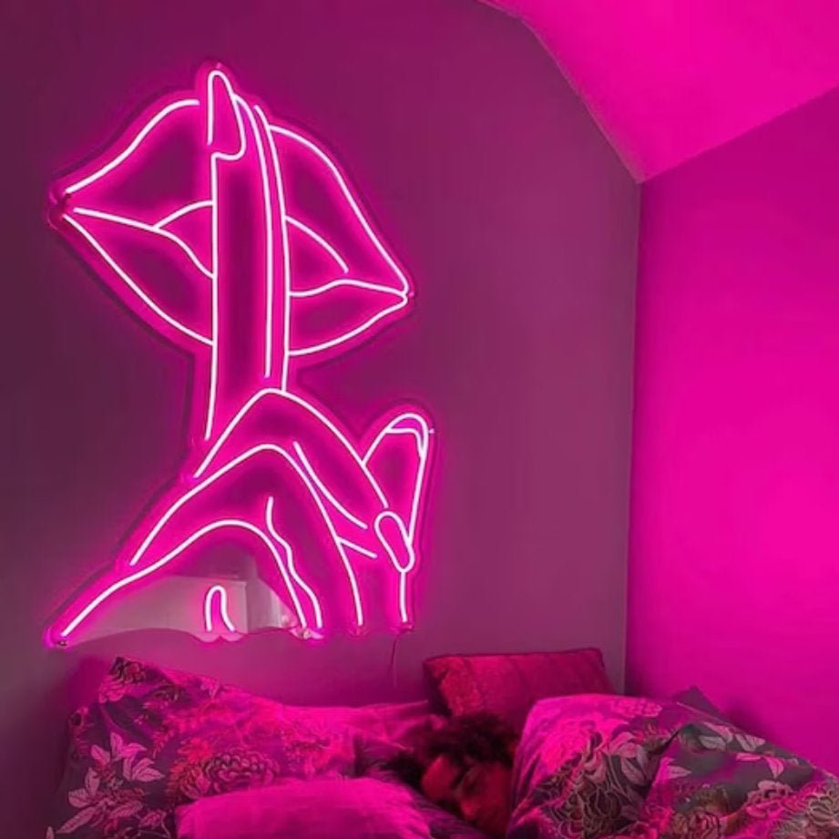 Shush Neon Sign - Handcrafted Elegance for Any Space – SS Signs Online