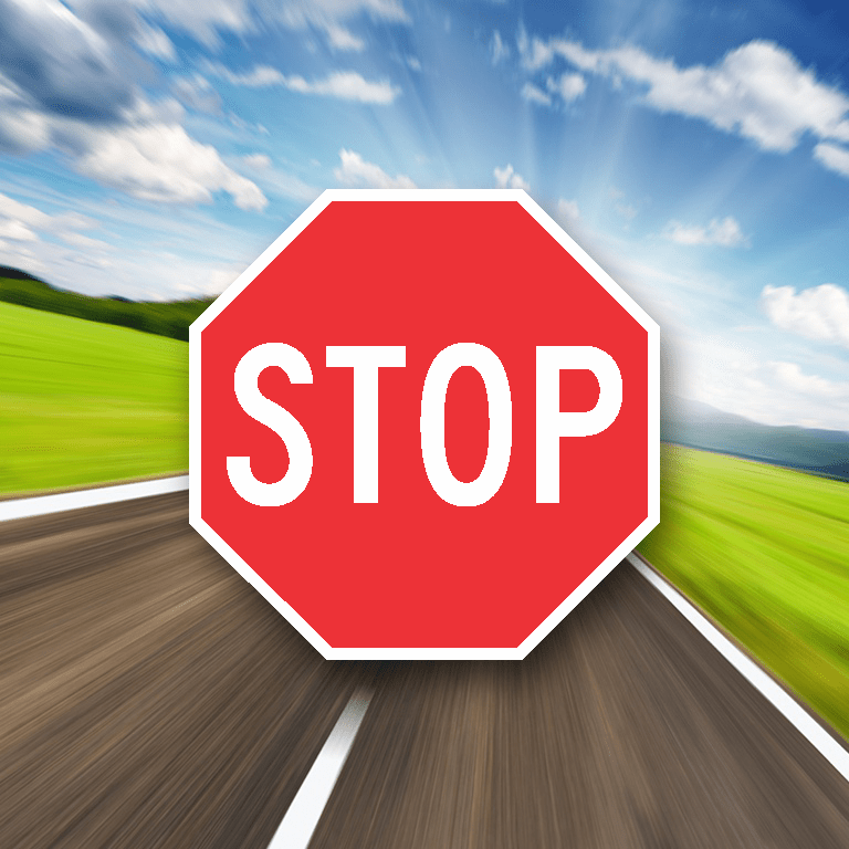 Stop - Octagonal Metal Traffic Sign – SS Signs Online
