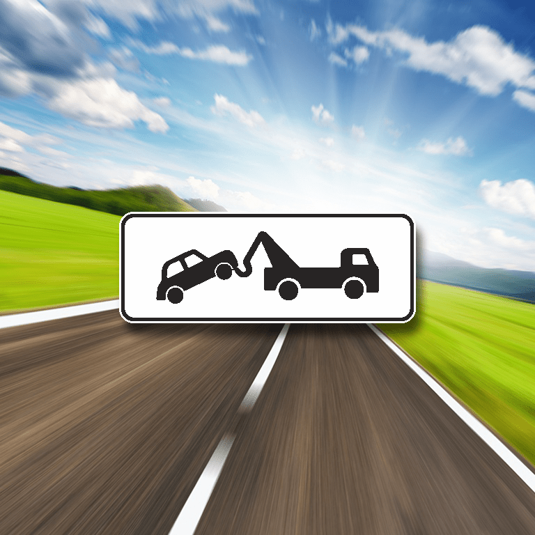 Tow Away | Metal Traffic Sign | SS Signs – SS Signs Online