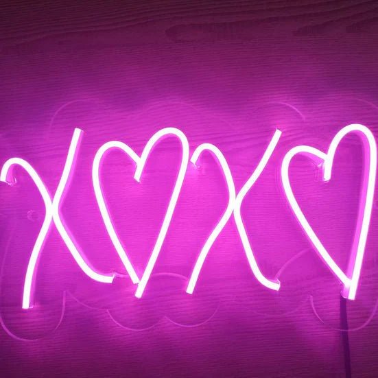 XOXO Neon Sign - Vibrant & Handmade Love Light – SS Signs Online